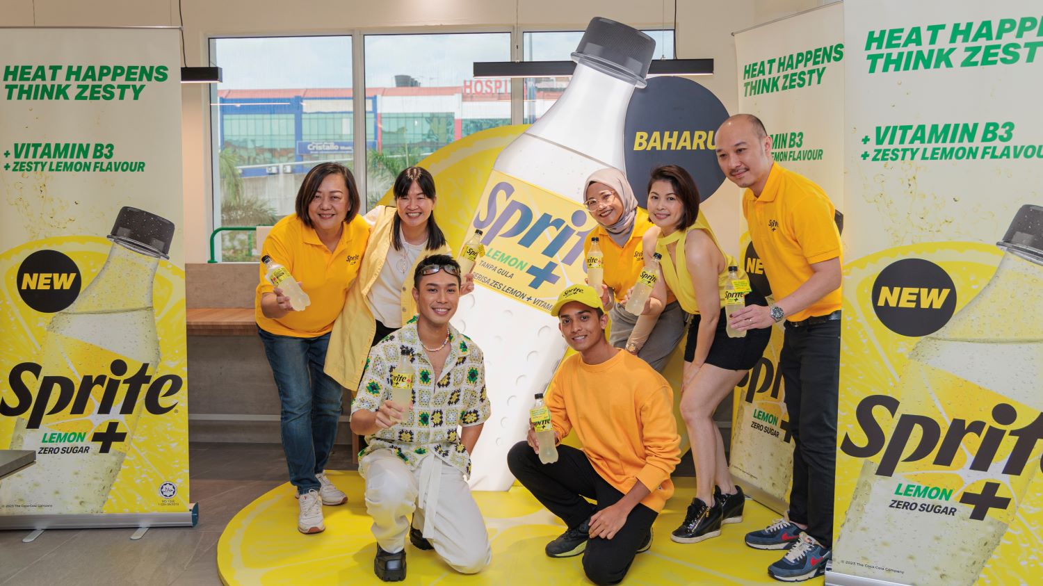 NEW SPRITE® LEMON BURST OF ZESTY LEMON FAVOUR AND RICH WITH VITAMIN B3 ...